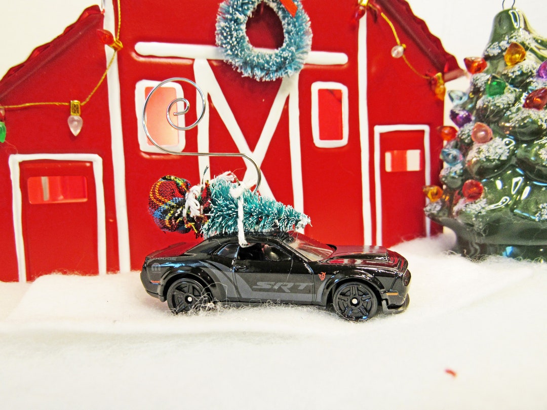 Christmas Tree Ornament-die Cast Car-2018 Dodge Challenger SRT Demon ...