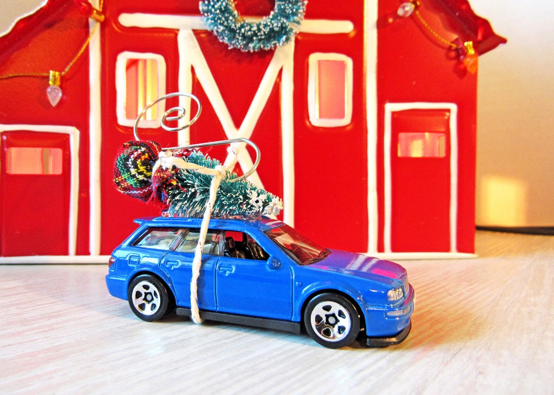 Christmas Tree Ornament-1994 Audi Avant RS2 With Miniature Tree ...
