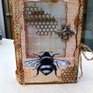 Printable Digital Vintage Bee Journal Kit - Etsy