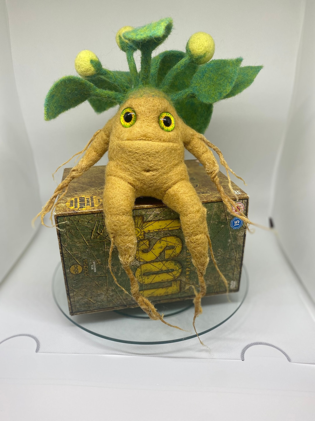 Needle Felted Mandrake Sculpture 30cm - Etsy