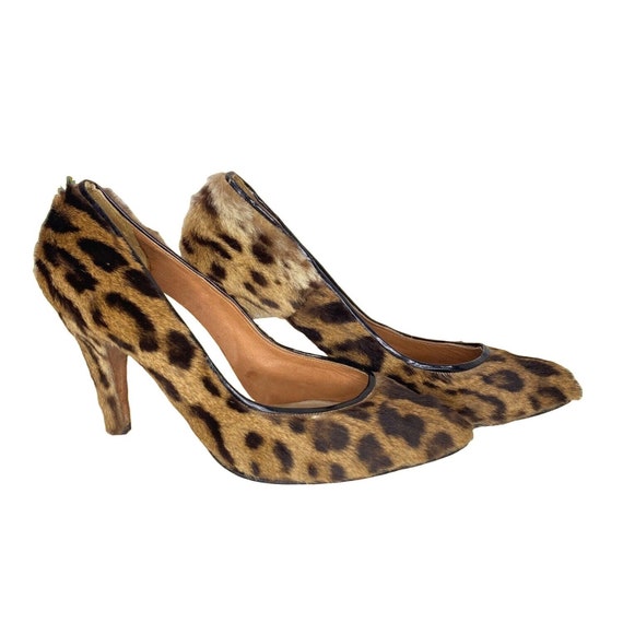 Handmade vintage genuine leopard skin pump heels wo… - Gem