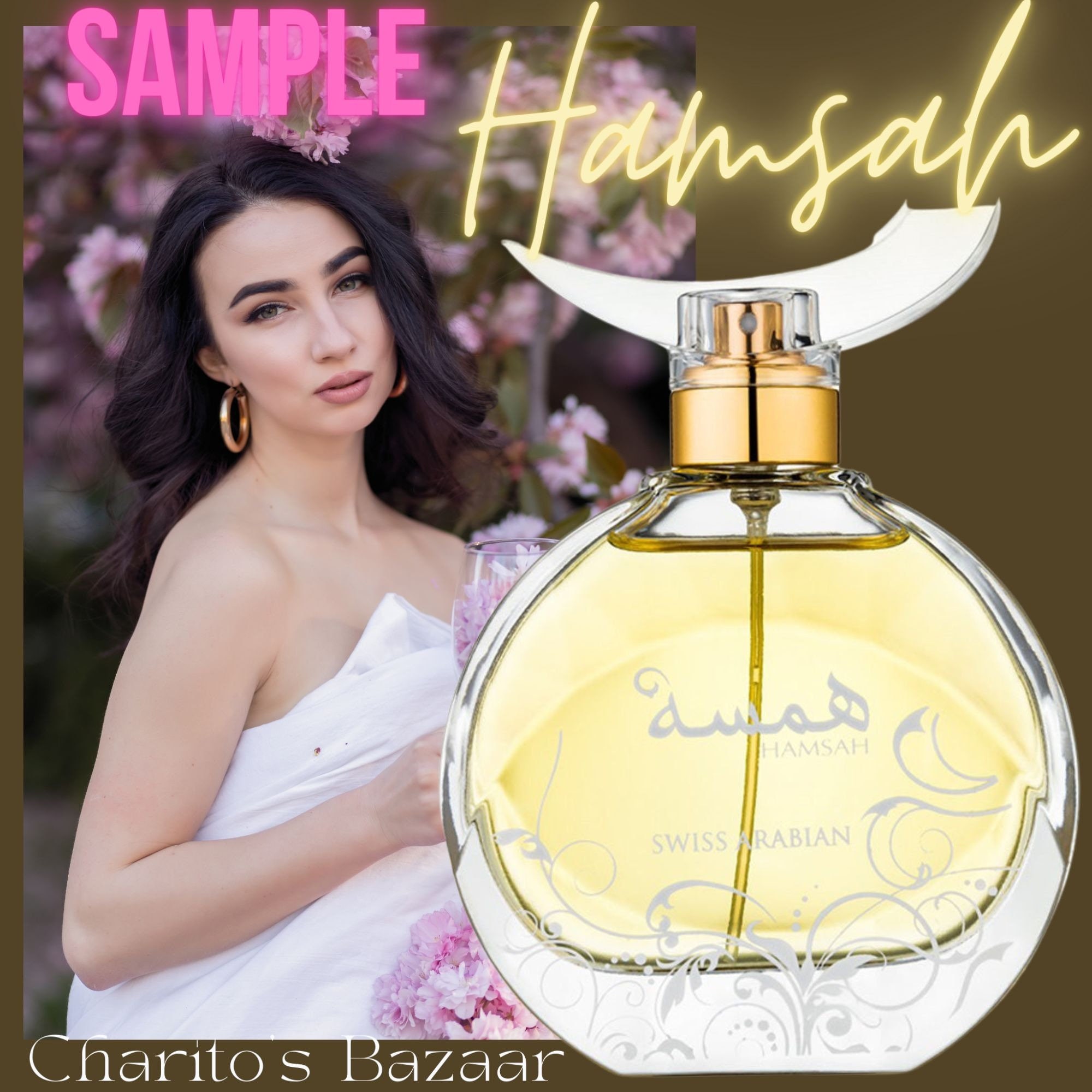 HAMSAH Sample Goûter 2 Ml Eau De Parfum Middle Eastern Fragrance for ...