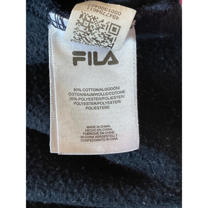 FILA Luciana Cropped Hoodie Big Logo Sweater Women Size Medium - Etsy