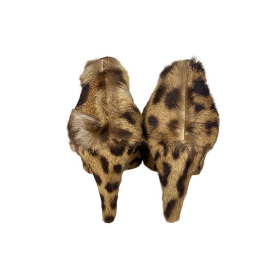 Handmade vintage genuine leopard skin pump heels wo… - Gem