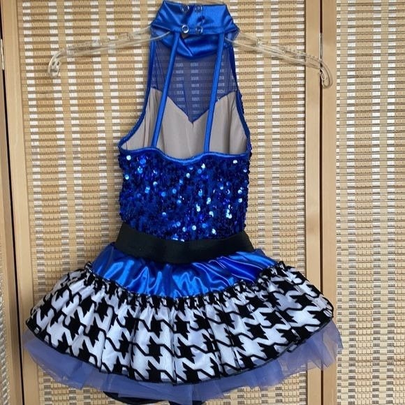 Weissman bright Light Big City Blue Ballet Recital Costume Garment ...