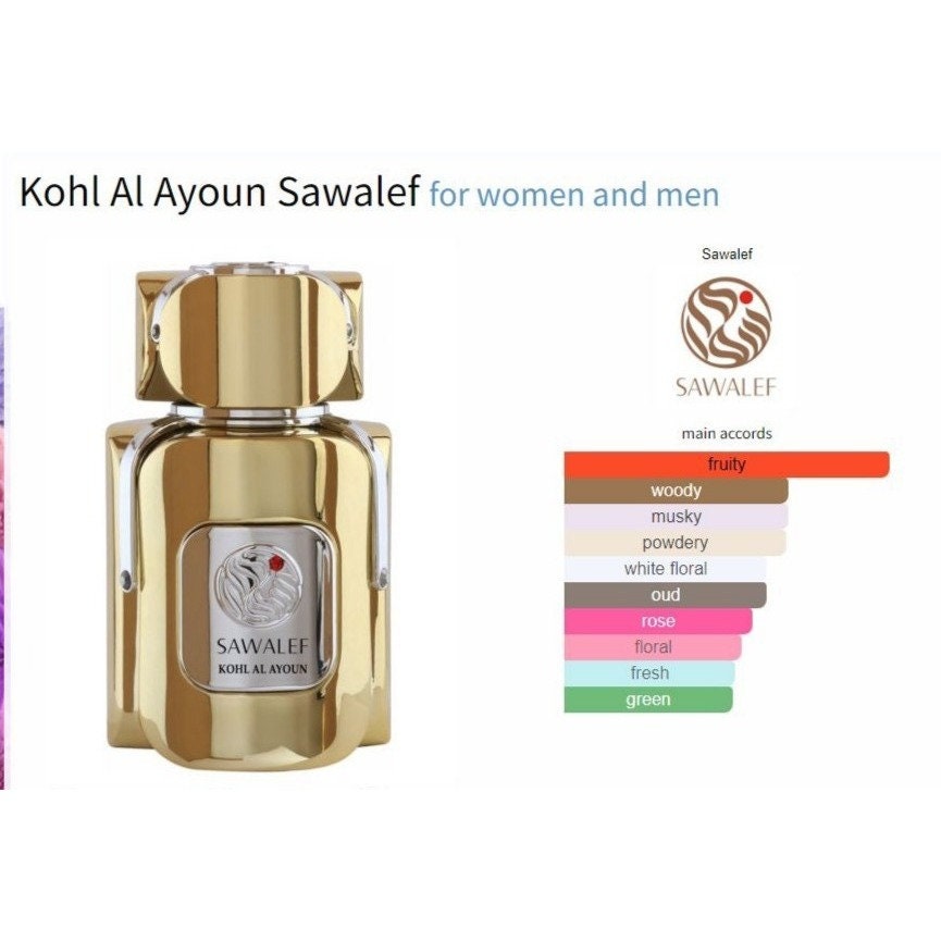 KOHL AL AYOUN Sample échantillon De Parfum 2 Ml Edp Spray Unisex Middle ...