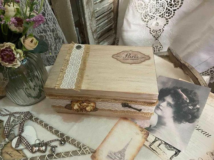 Paris Gift Box,shabby Chic Paris Box, Romantic Paris Gift Box, Jewelry ...