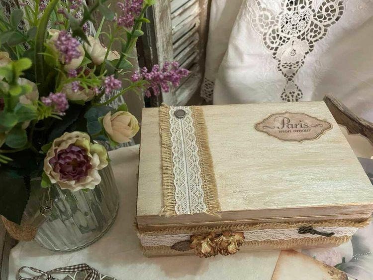 Paris Gift Box,shabby Chic Paris Box, Romantic Paris Gift Box, Jewelry ...