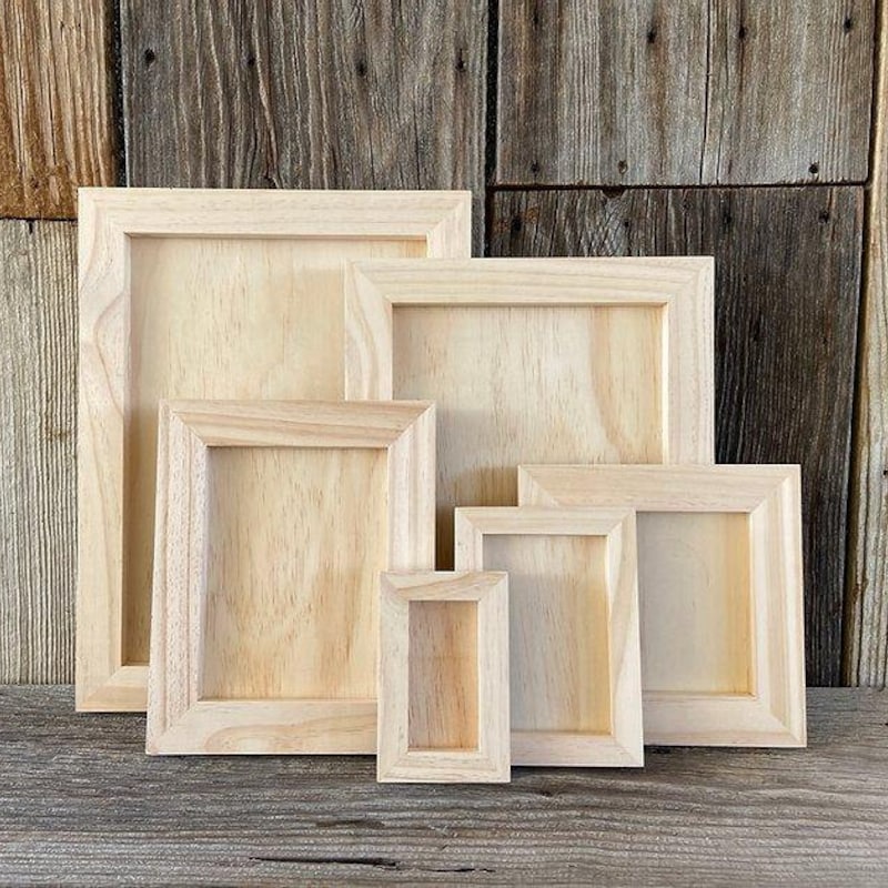 Shadow Box Frame Unfinished - Etsy
