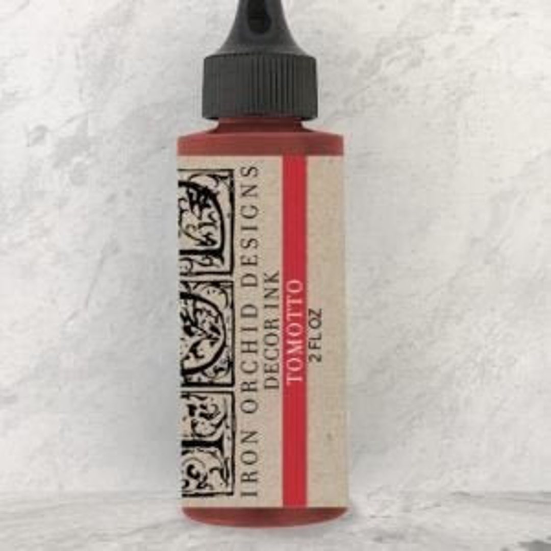 IOD Decor Ink Tomotto Red by Iron Orchid Designs - Etsy