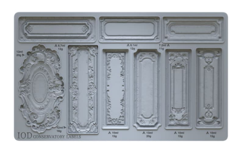 IOD Decor Mould Conservatory Labels by Iron Orchid Designs - Etsy