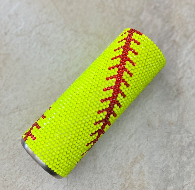 Rhinestone Template - Softball Honeycomb 20oz Skinny SS20 - Etsy