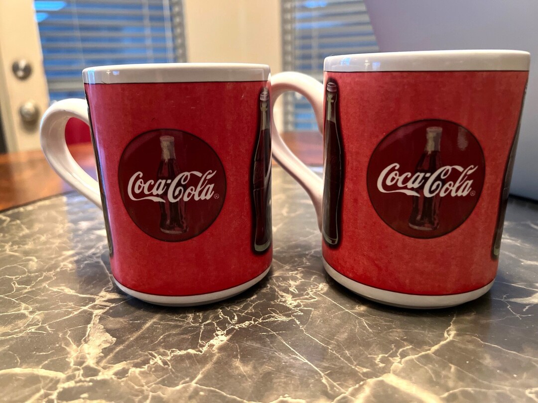 Vintage 1998 Coca Cola Coffee Mug by Gibson, Set of Two Mugs - Etsy