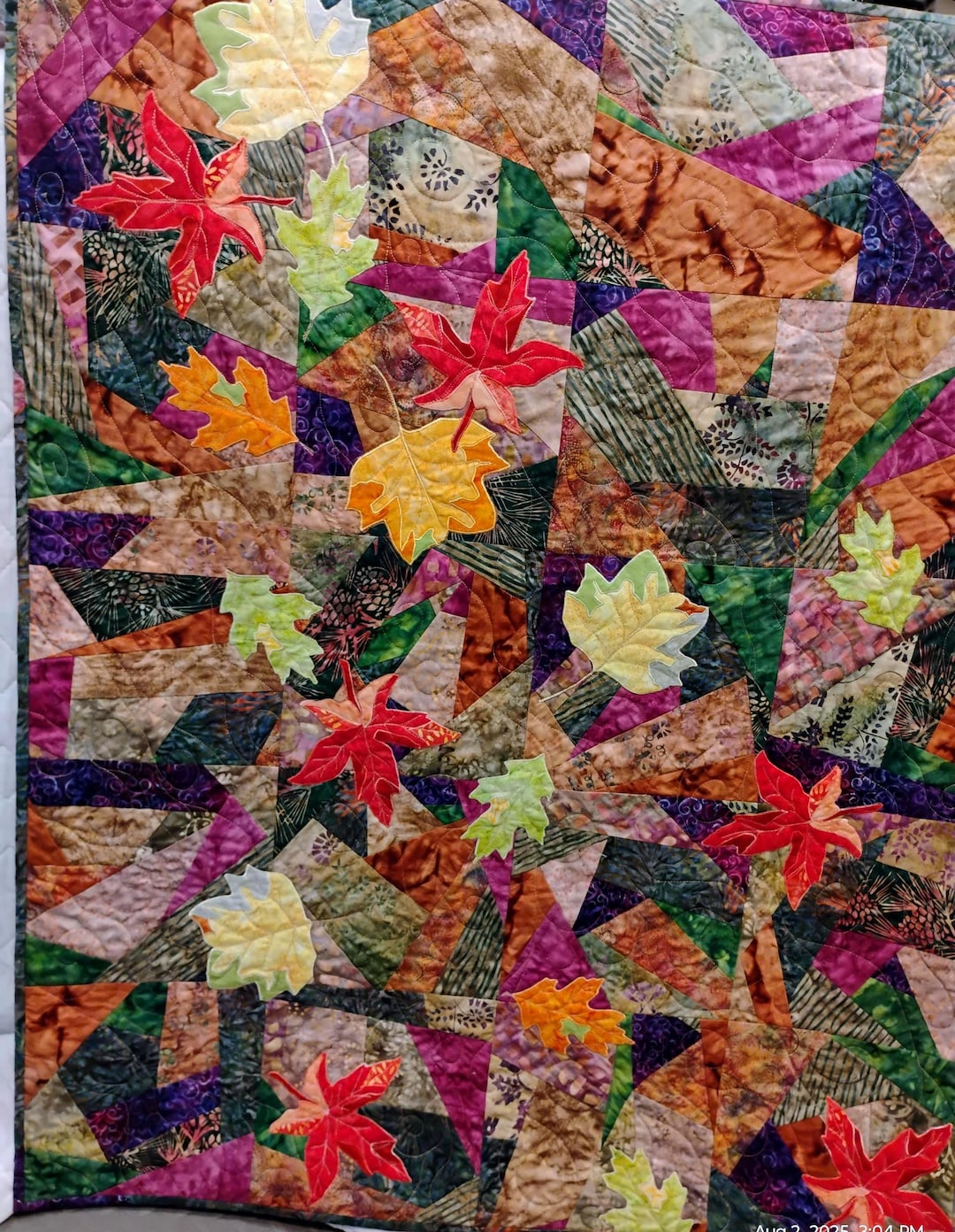 Fall Leaves Applique Quilt/table Topper Pattern - Etsy