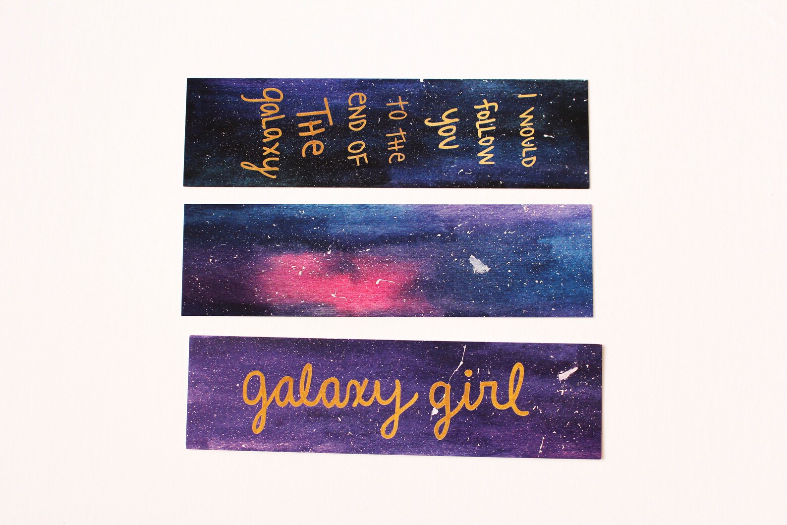 Galaxy Bookmark Bundle 3 Bookmarks - Etsy