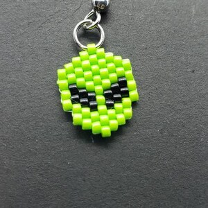 Handmade Alien Earrings, Miyuki Seed Bead Dangle Jewelry - Etsy