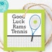 EDITABLE Tennis Tag, Printable Sports Party Favors, End of Season ...