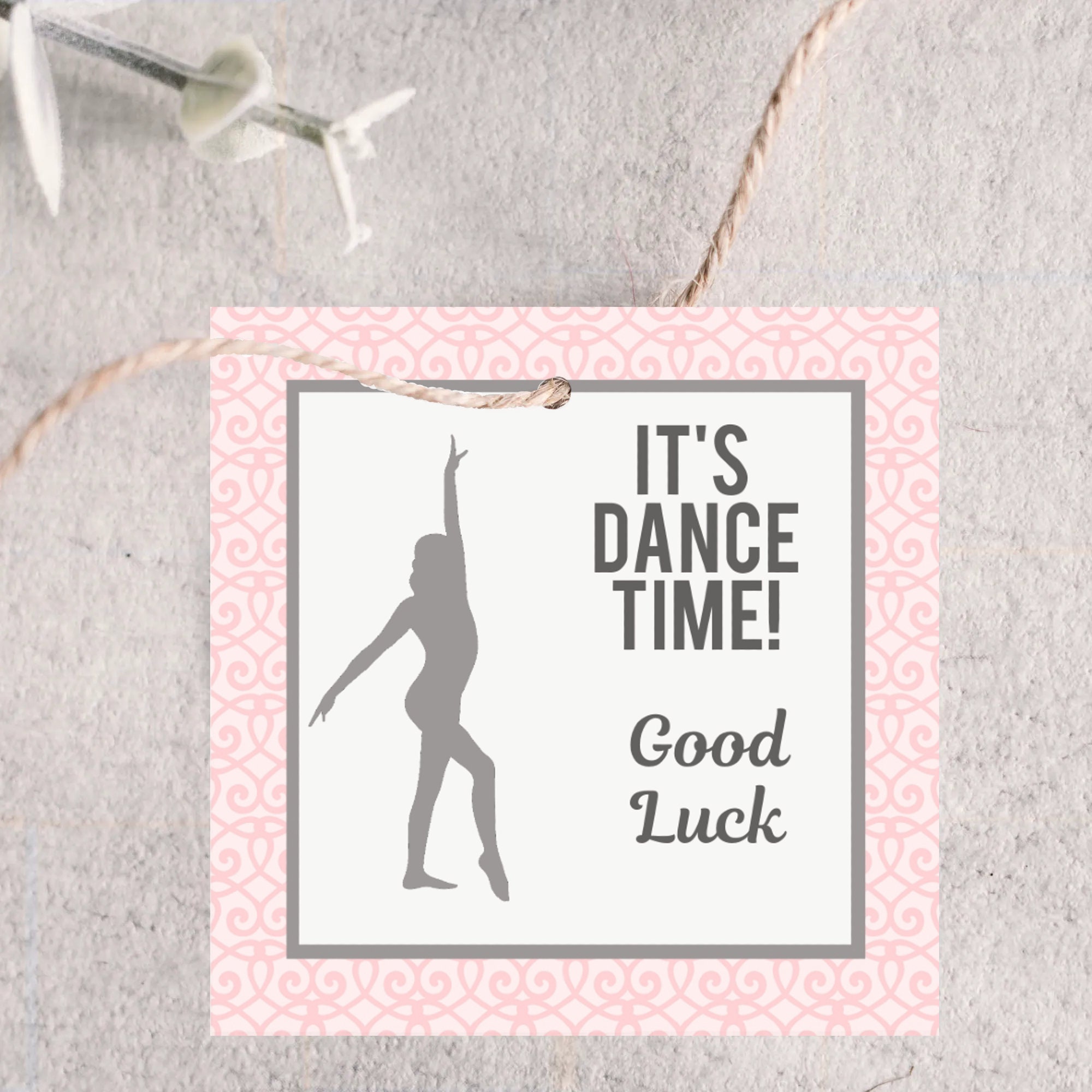 Printable Dance Tags, Printable Sports Tags, Tags for Team Treats ...