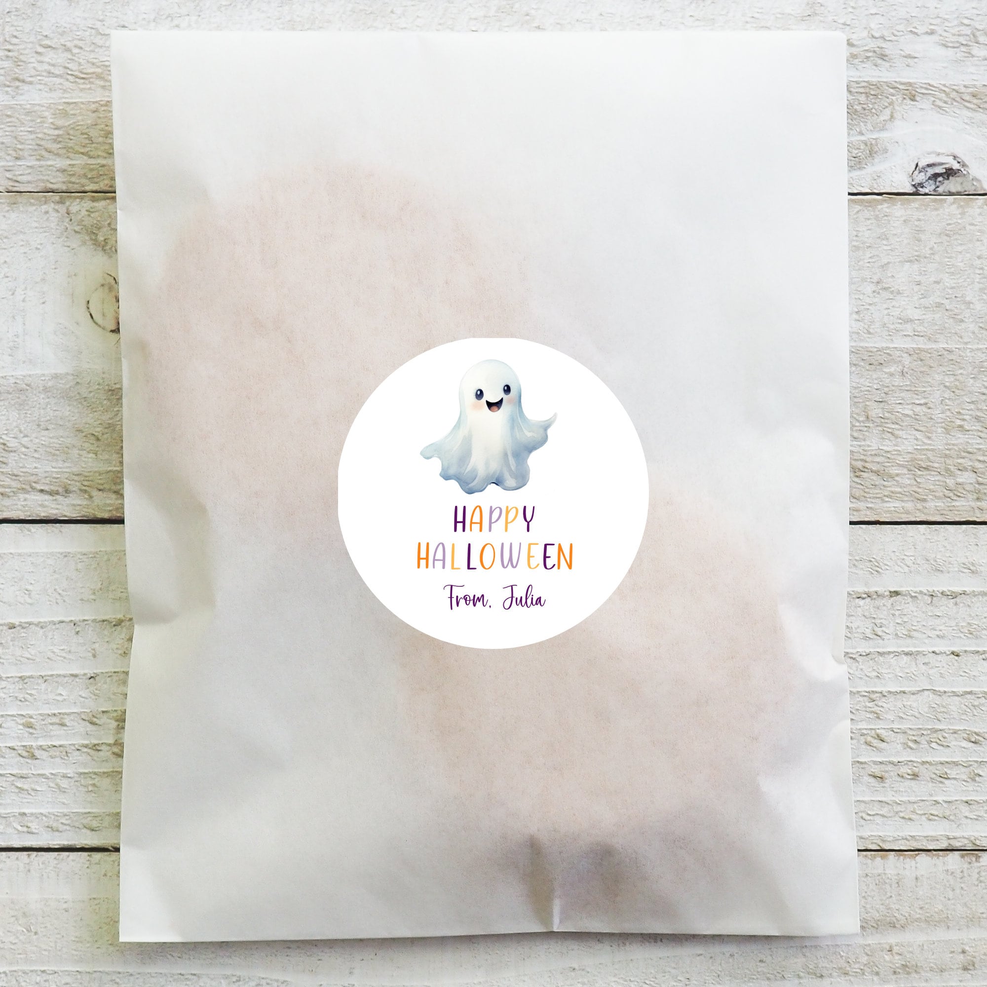 Halloween Ghost Tags Editable, Printable Fall Tags, Ghost Favor Tag ...