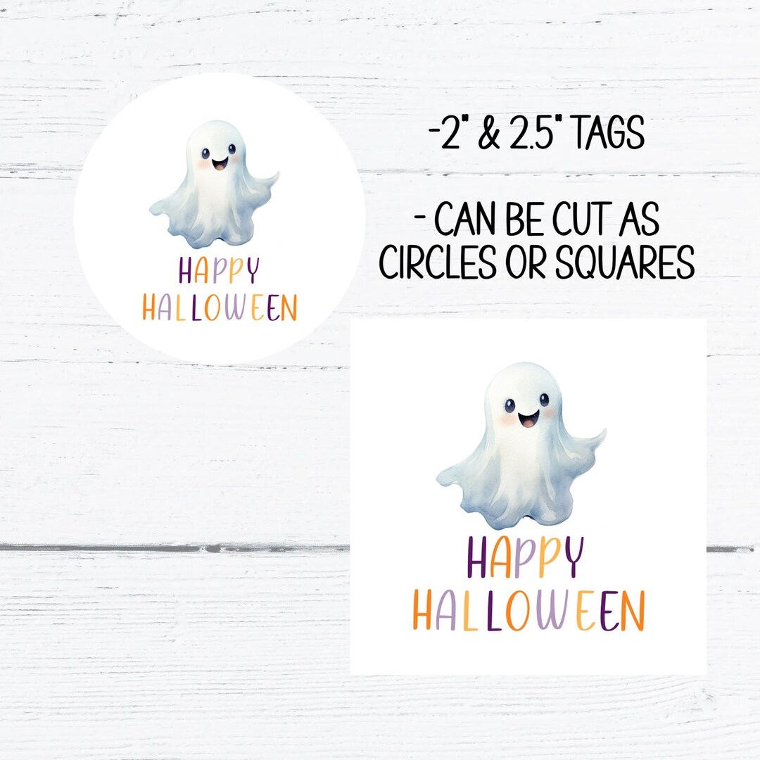 Halloween Class Gift, Printable Halloween, Halloween Favor Tags, Trick ...