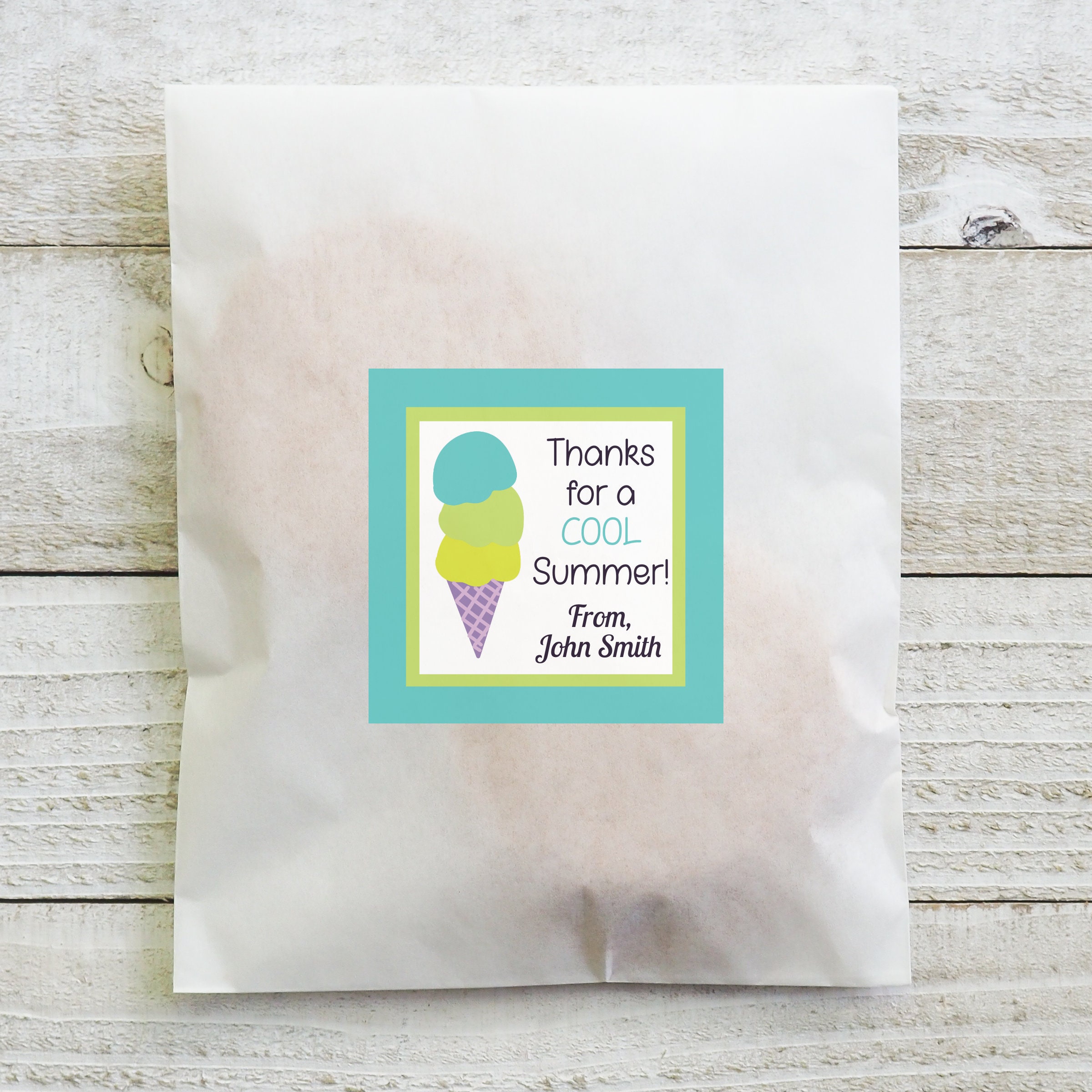 EDITABLE Summer Counselor Tag Printable Summer Tag Thanks - Etsy