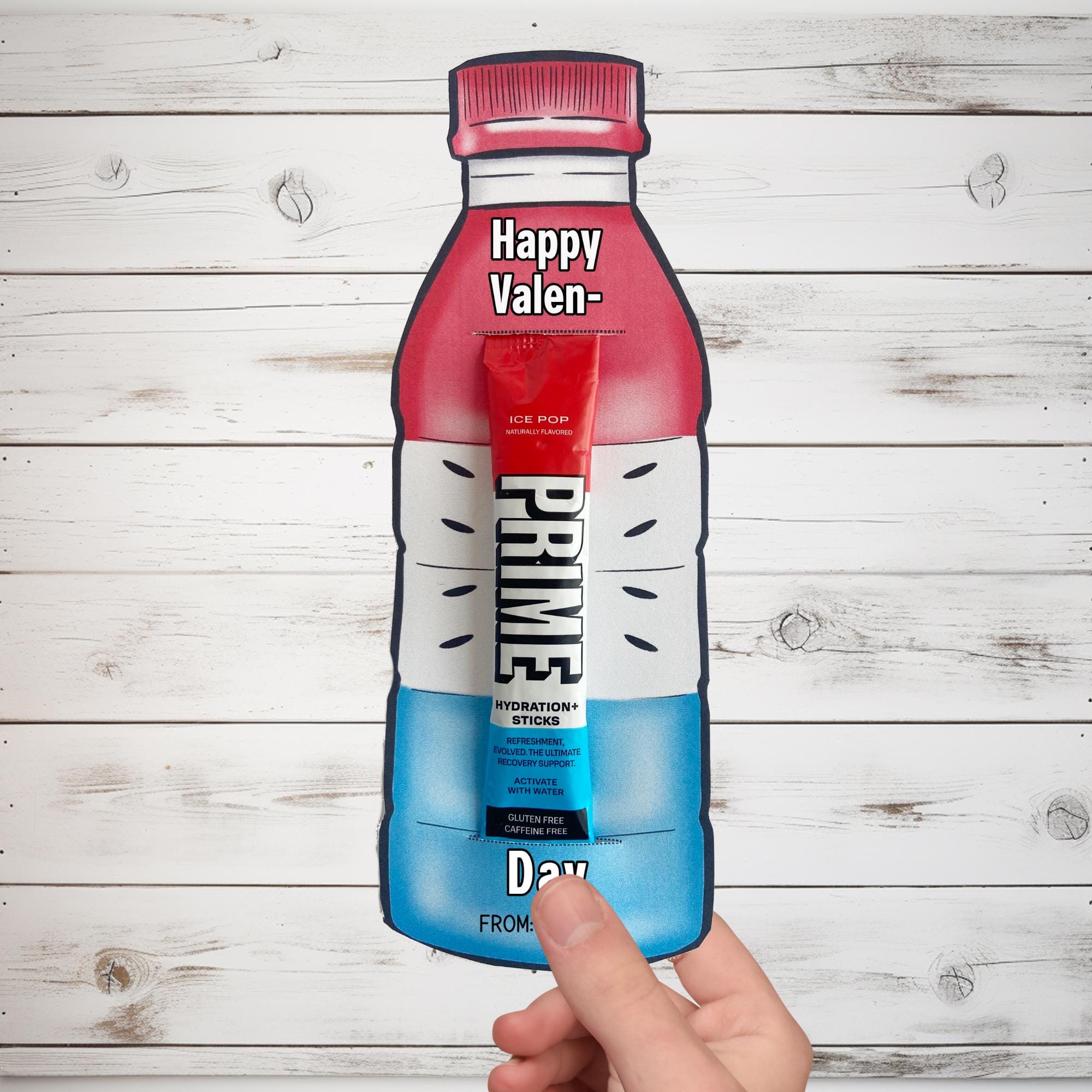 Editable Drink Bottle Valentine, Printable Kids Valentines, Hydration ...