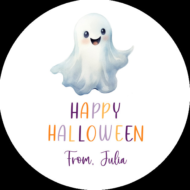 Halloween Ghost Tags Editable, Printable Fall Tags, Ghost Favor Tag ...