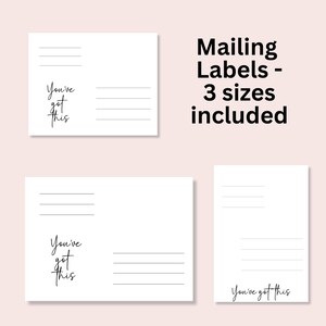 Printable College Care Package Labels, Shipping Box Decoration Stickers ...