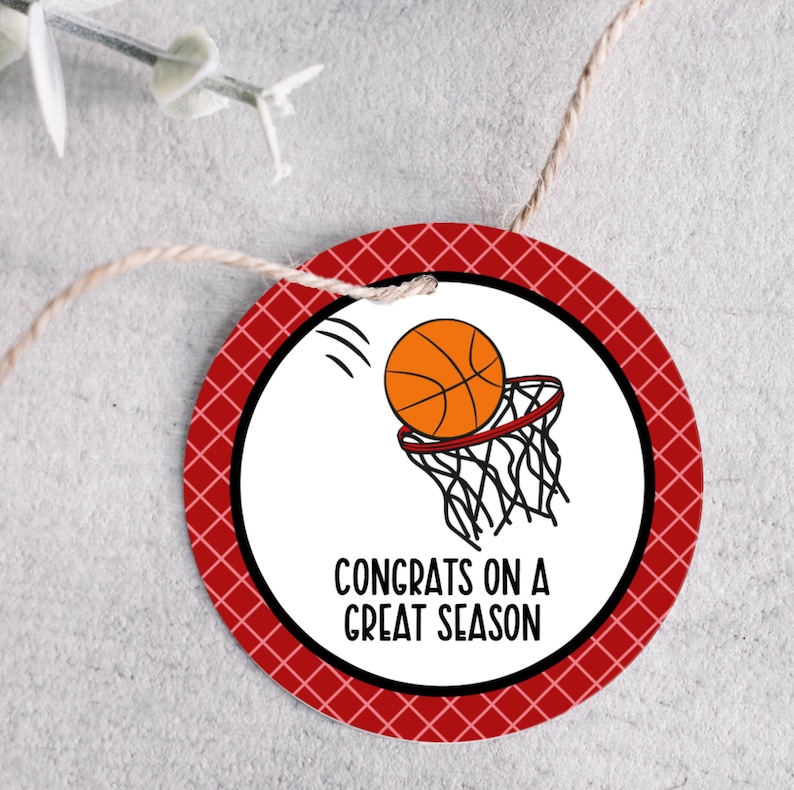 Team Treat Tags, Printable Congrats Basketball Tags, Sports Team Tags ...