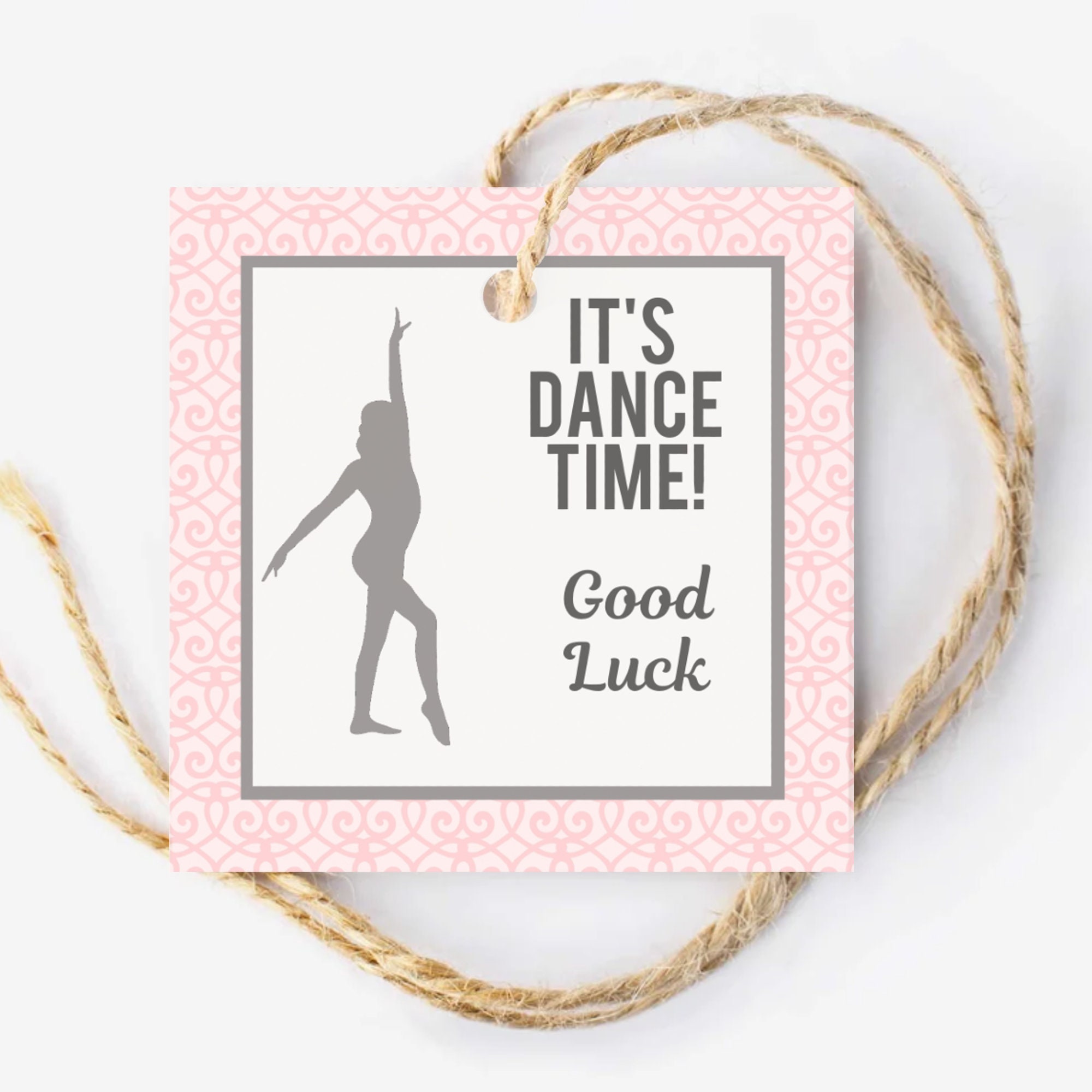Printable Dance Tags, Printable Sports Tags, Tags for Team Treats ...