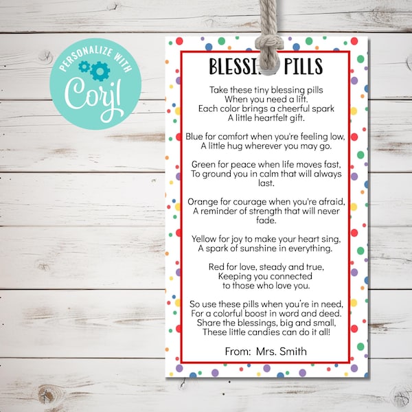 Blessing Pills - Etsy