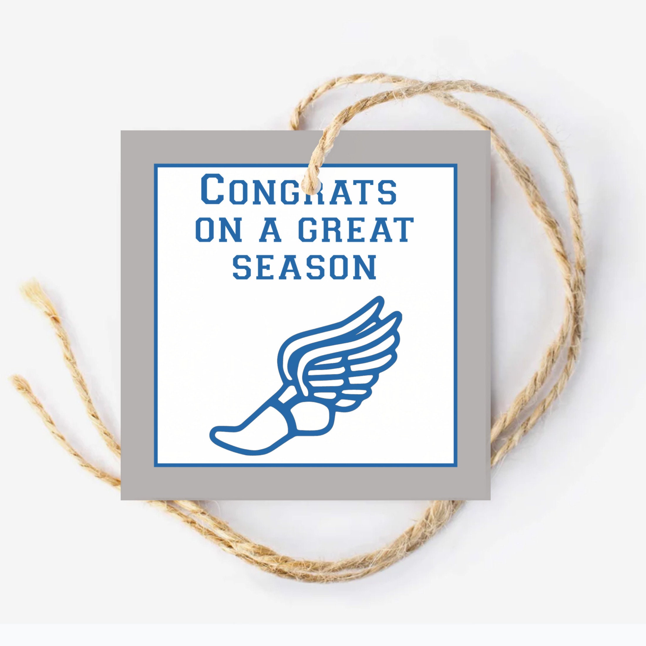 Printable Congrats Track and Field Tags, Team Treat Tags, Track Team ...