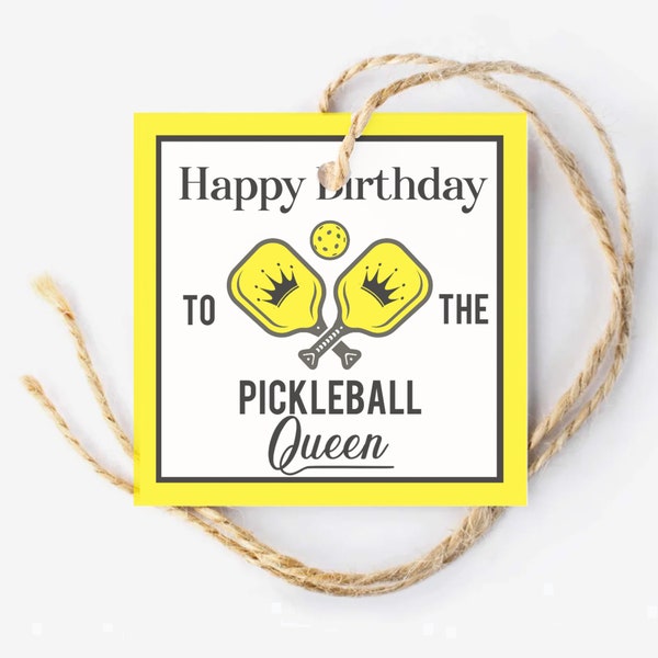 Printable Pickleball Birthday Cards - Etsy
