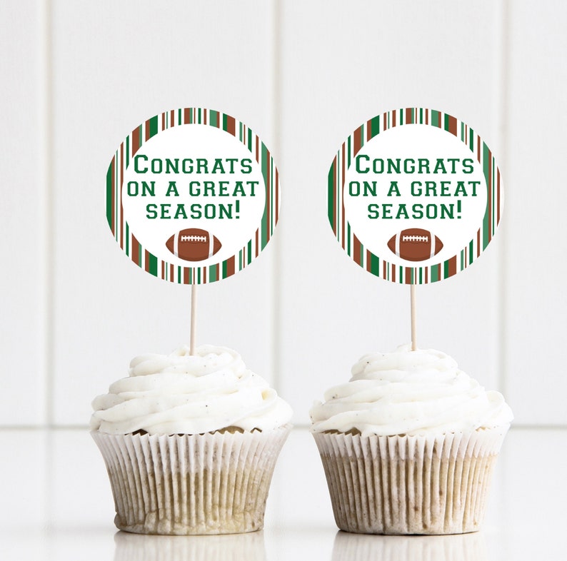 Printable Congrats Football Tag Team Treat Tags Sports Team - Etsy