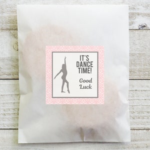 Printable Dance Tags, Printable Sports Tags, Tags for Team Treats ...