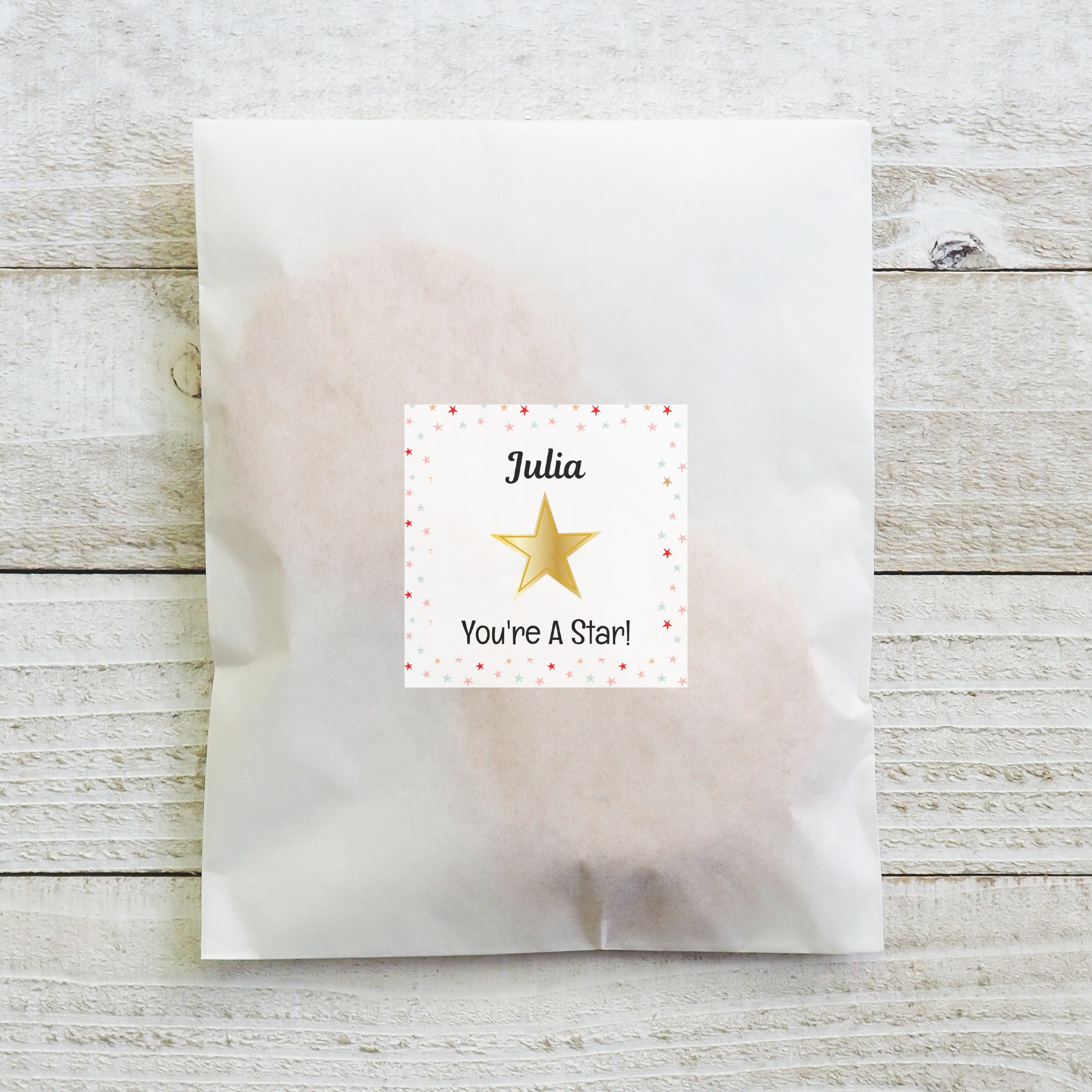 EDITABLE You're A Star Tag, Printable Fine Arts Tag, Gift for Actors ...