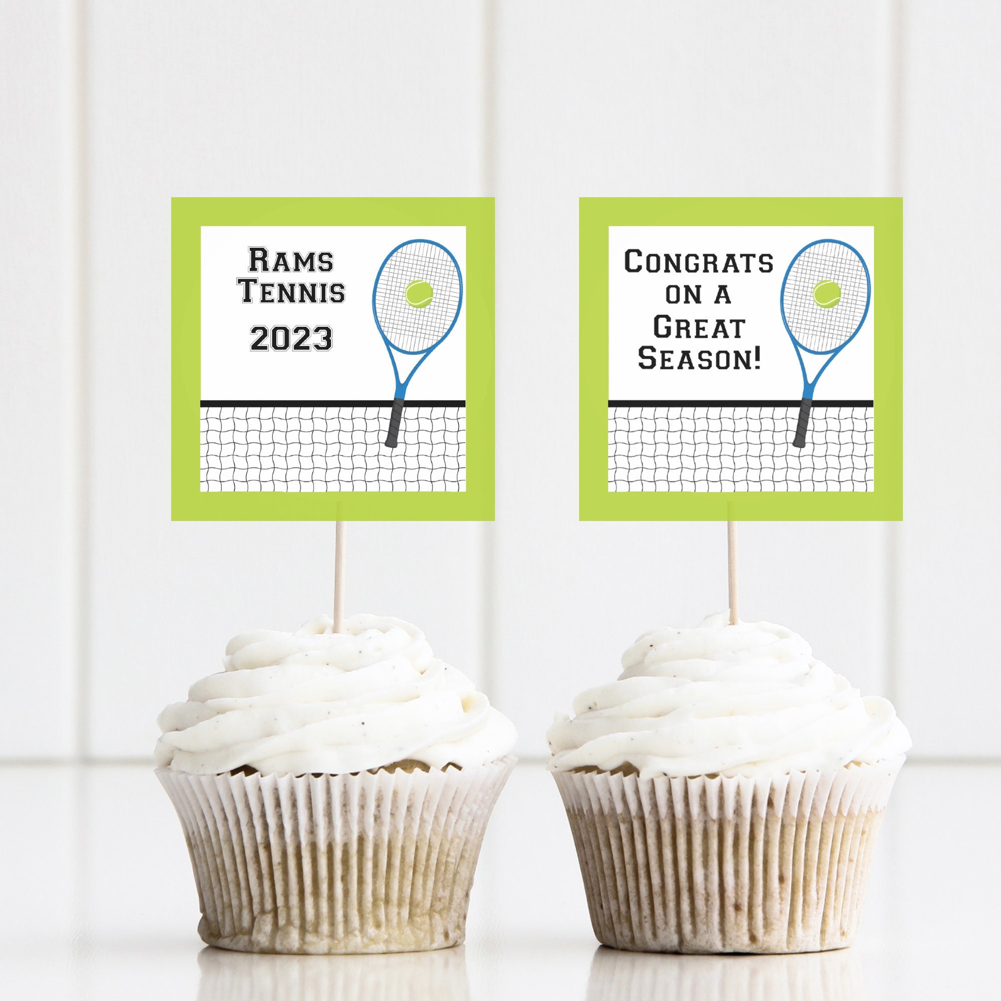 EDITABLE Tennis Tag, Printable Sports Party Favors, End of Season ...