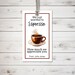 Coffee Editable Gift Tag, Printable Appreciation Tag, Espresso How Much ...