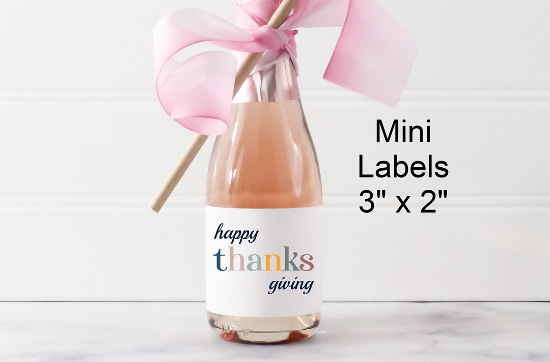 Printable Happy Thanksgiving Mini Label Printable Fall Label - Etsy UK