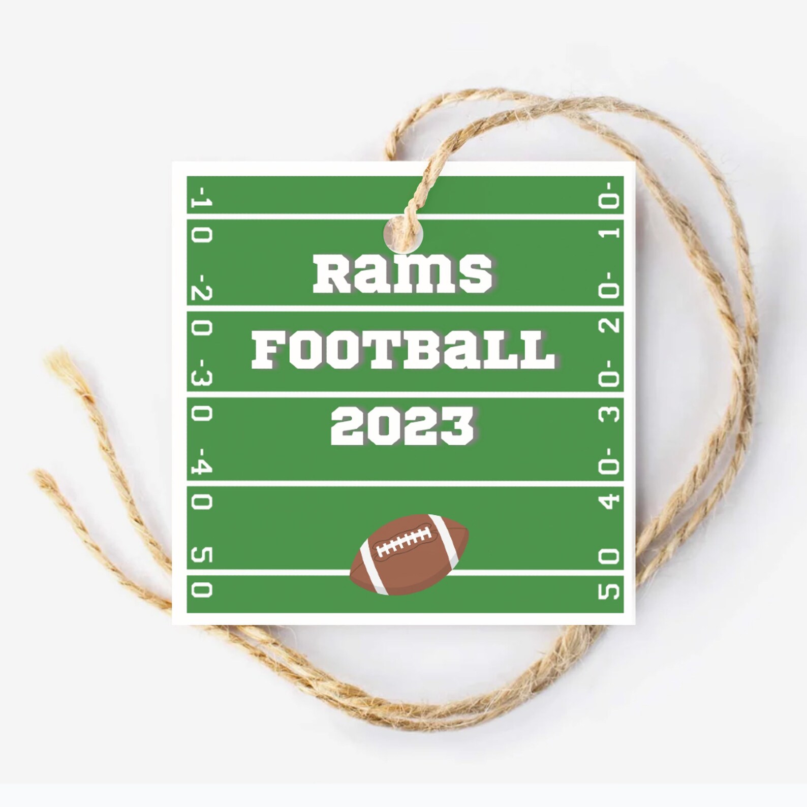 EDITABLE Football Tag Printable Sports Tags Tags for Team - Etsy