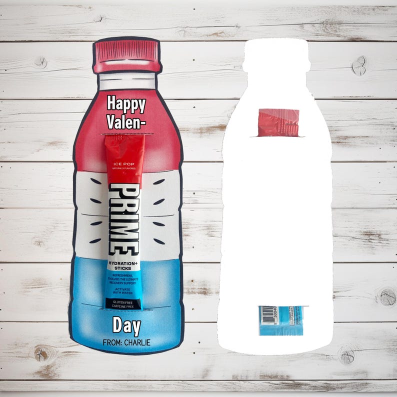 Editable Drink Bottle Valentine, Printable Kids Valentines, Hydration ...