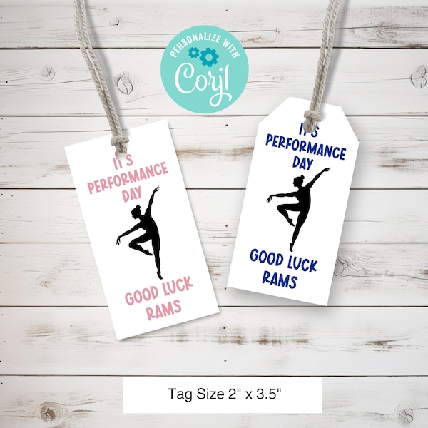Dance Recital Card - Etsy