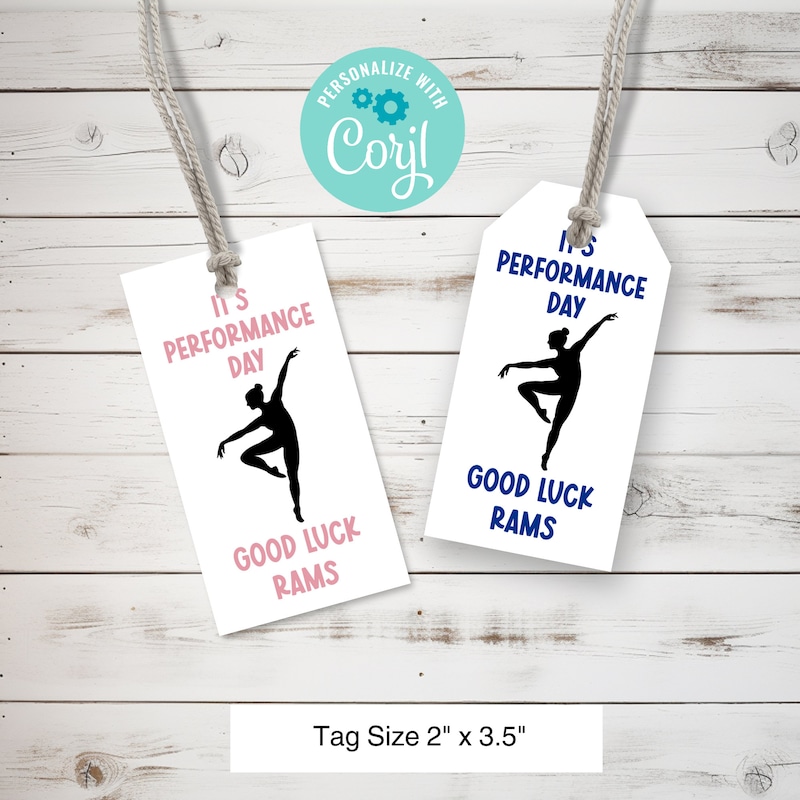 Dance Recital Card - Etsy