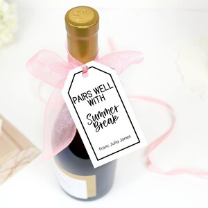 End of Year Teacher Appreciation Editable Gift Tag, Printable ...