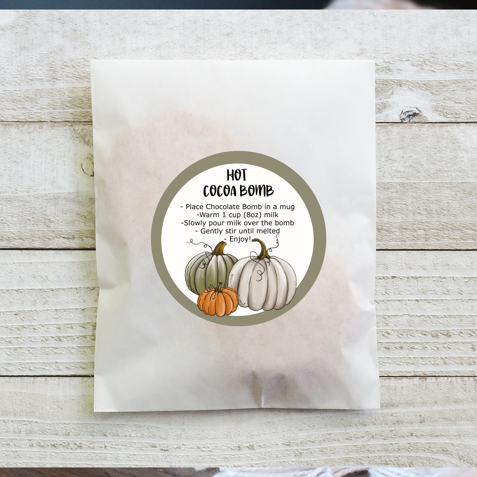 Hot Cocoa Bombs Tags Printable Hot Chocolate Bomb Tags - Etsy