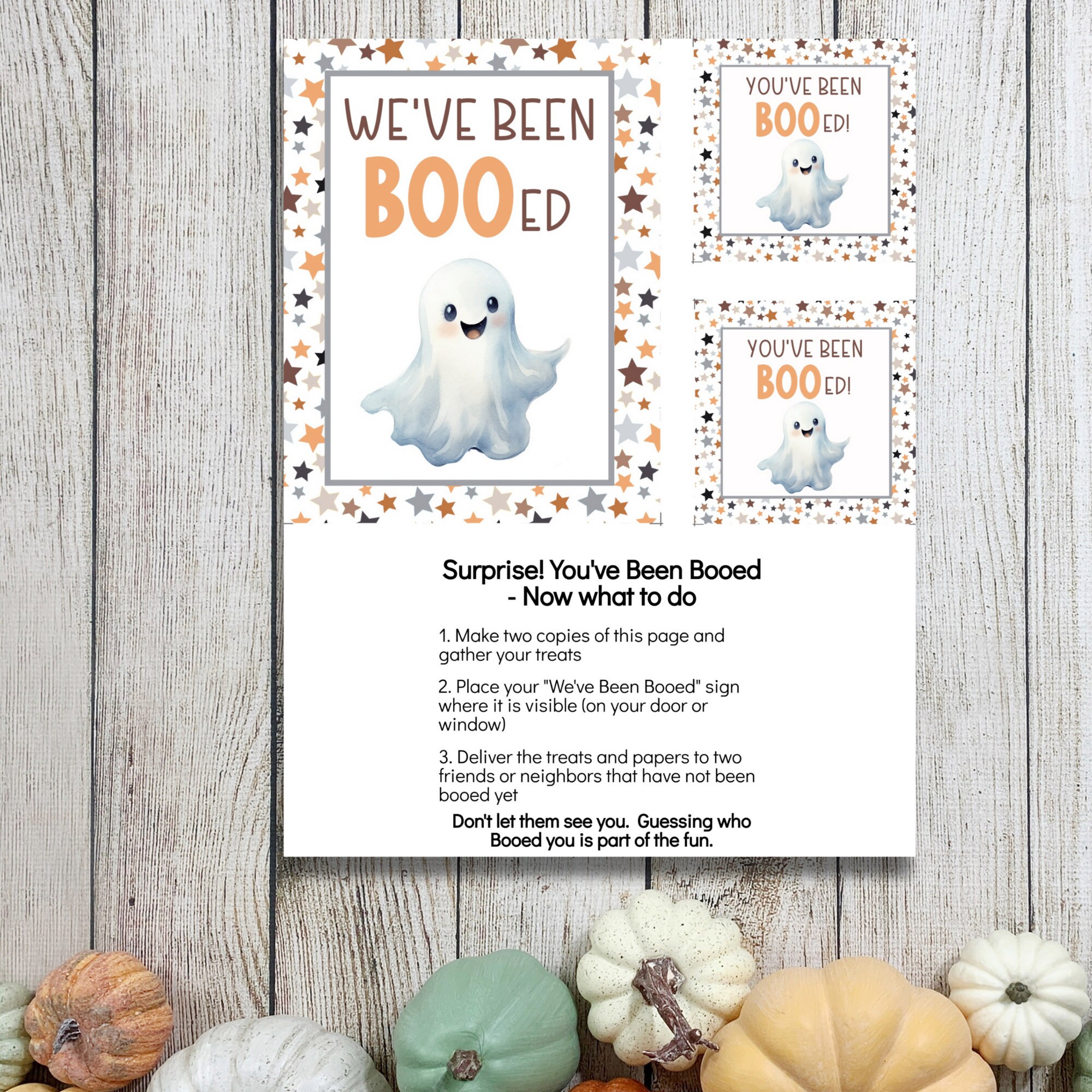 You've Been Booed Bundle Printable, Printable Fall, Happy Halloween ...