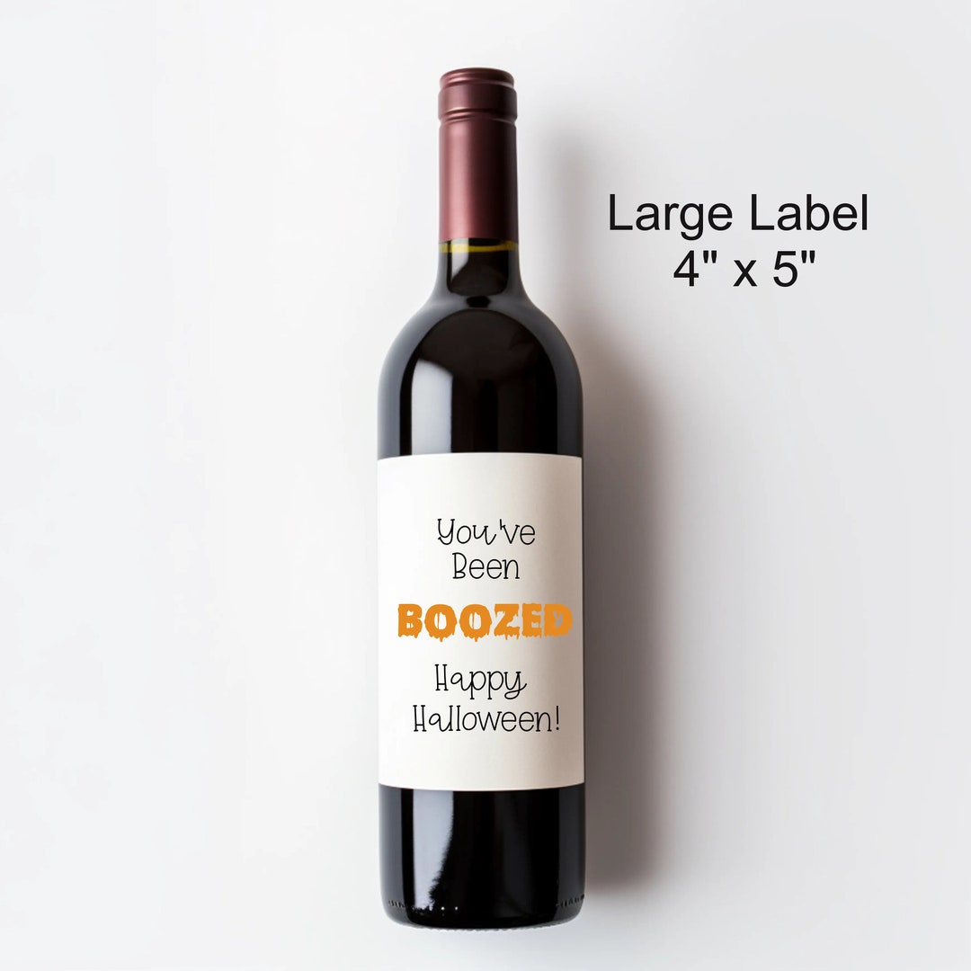 You've Been Boozed Large Label Printable, Printable Fall Label ...