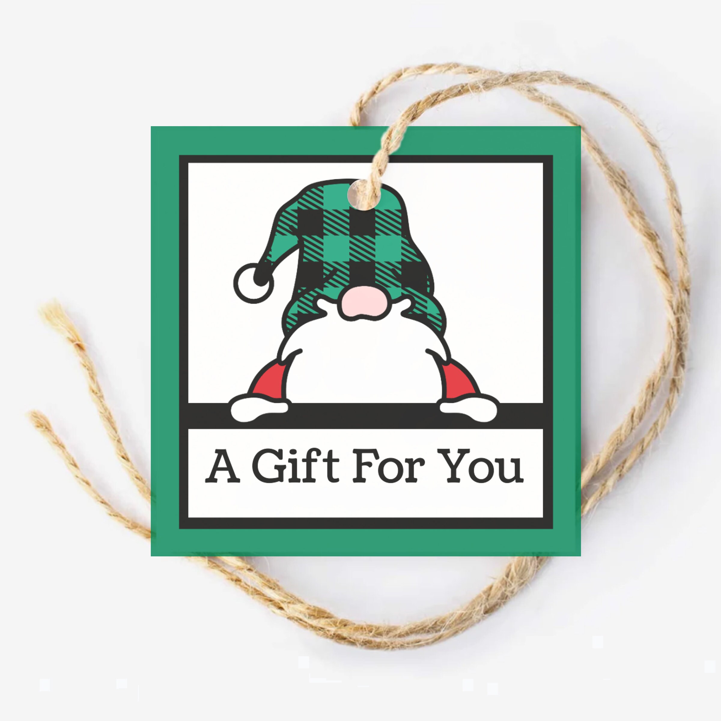 Printable Christmas Gnome Gift Tags Printable Christmas Tags - Etsy