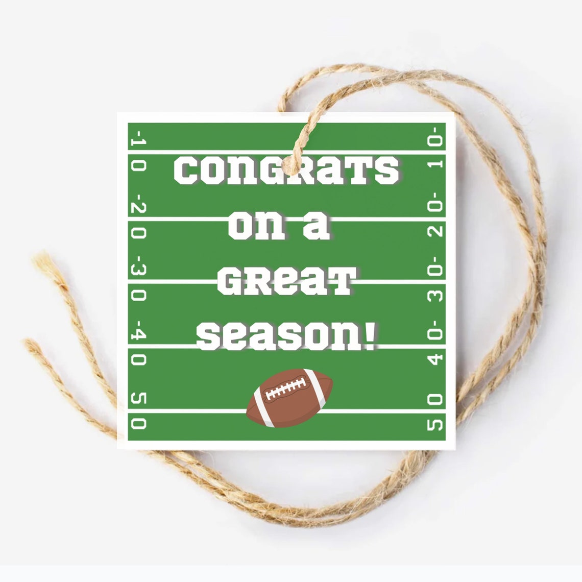 Printable Congrats Football Tag, Team Treat Tags, Sports Team Tags ...
