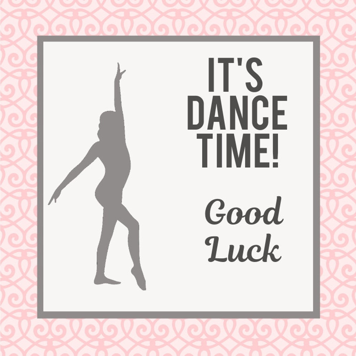 Printable Dance Tags, Printable Sports Tags, Tags for Team Treats ...